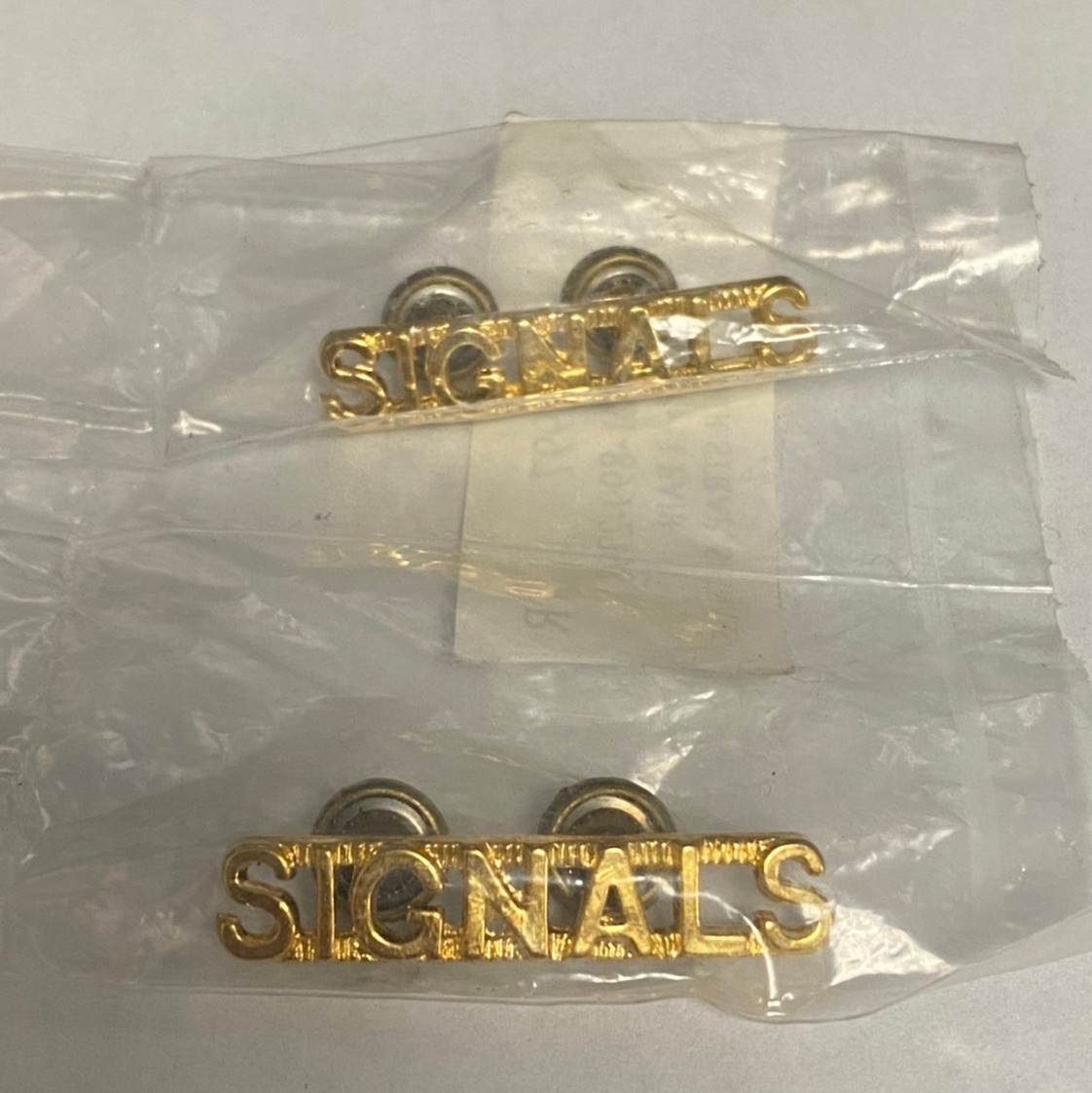 Canadian Armed Forces Signals Shoulder Title Badge (Pair) - CampXSurplus