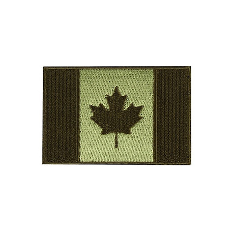 Patch - Canadian Flag - 3X2 - Olive - CampXSurplus