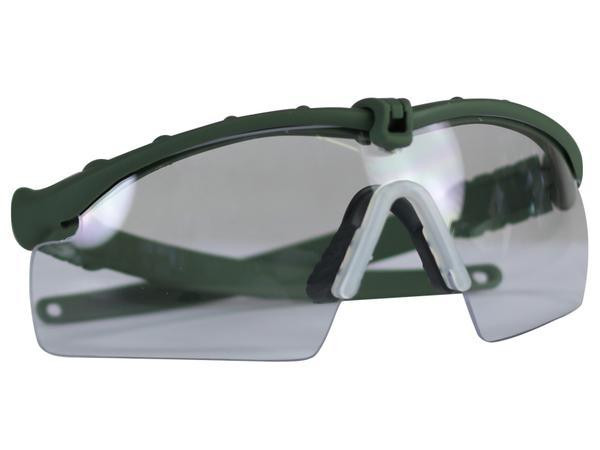Bravo Airsoft Tactical Eye Pro with Clear Lens - OD Frame - CampXSurplus