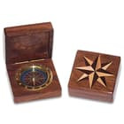 Compass Rose Box And Compass - CampXSurplus