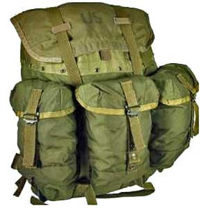 U.S. Armed Forces Medium Alice Pack No Frame - Olive Drab - CampXSurplus