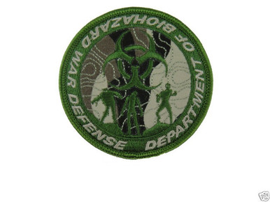 Department of Biohazard War Defense - Camo - Morale Patch - CampXSurplus