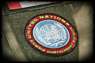 United Nations Zombie Containment Division - Morale Patch - CampXSurplus