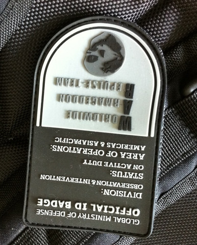 3D Rubberpatch WAR - Gret - Morale Patch - CampXSurplus