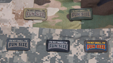 Fun Size PVC - Morale Patch - CampXSurplus
