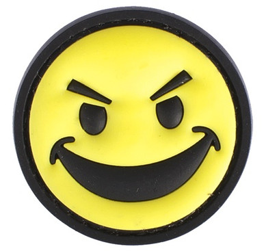 Angry Smiley Face - Morale Patch - CampXSurplus