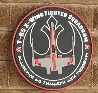 Red Squadron PVC Morale Patch - CampXSurplus