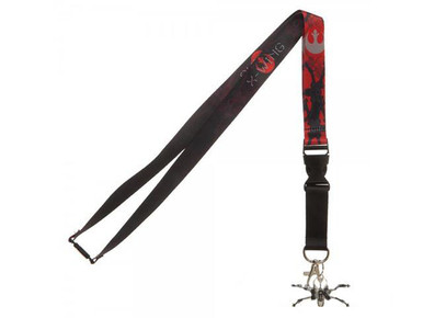 Star Wars X-Wing Lanyard w/ Medallion & ID / Badge Holder - CampXSurplus