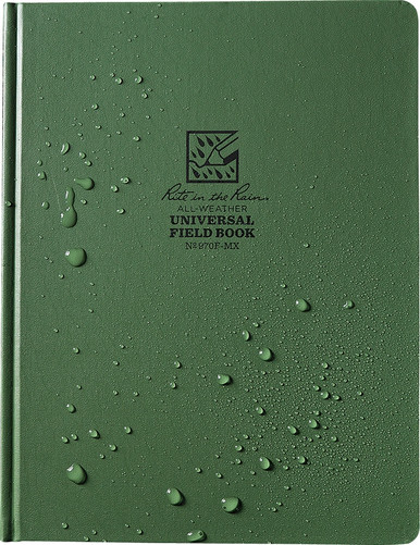 Field Bound Book Green - CampXSurplus