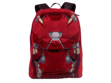Marvel Comics Civil War Iron Man Armor Backpack - CampXSurplus