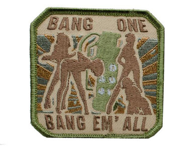 Mil-Spec Monkey "Bang One, Bang Em All" Patch - (Large / Arid) - CampXSurplus