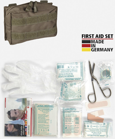First Aid Kit OD MOLLE Pouch M4378 - CampXSurplus