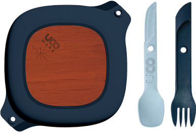 Bamboo Mess Kit 5pc Stone - CampXSurplus