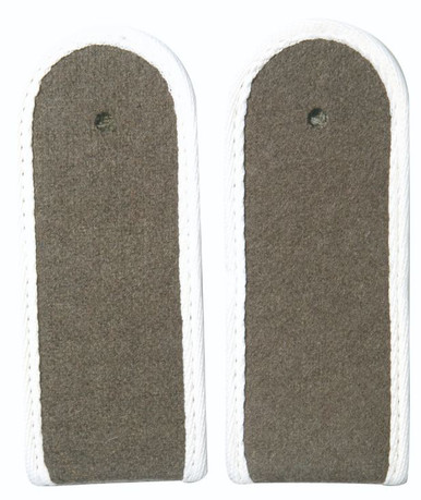 East German White EM Shoulder Boards - CampXSurplus