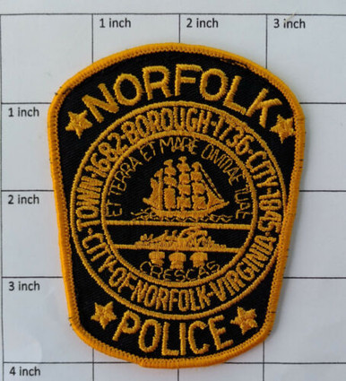 Norfolk VA Police Patch - CampXSurplus