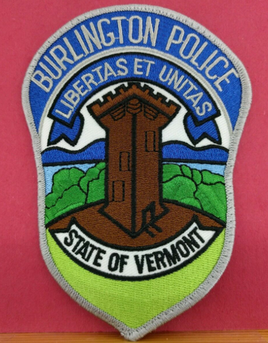 Burlington VT Police Patch - CampXSurplus