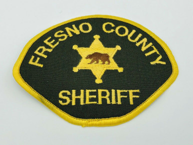 Fresno County CA Sheriff Police Patch - CampXSurplus