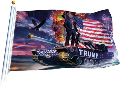 Trump Tank Flag - CampXSurplus