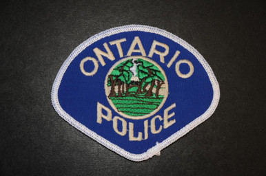 Ontario CA Police Patch - CampXSurplus