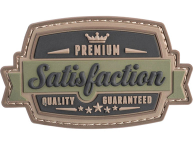 Mil-Spec Monkey "Satisfaction" PVC Morale Patch - CampXSurplus