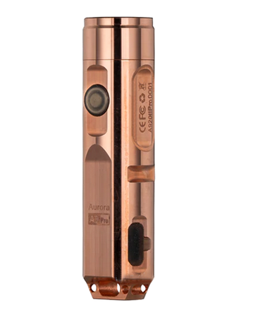 RovyVon Aurora A9 Pro Rechargeable Flashlight, Copper - 500 Lumens - CampXSurplus