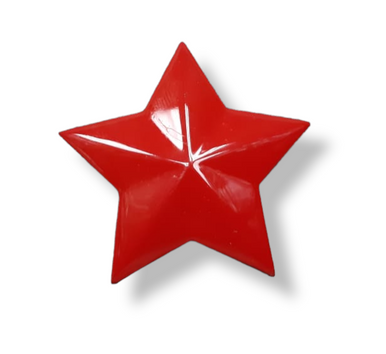 Chinese PLA Red Star Cap Badge - CampXSurplus