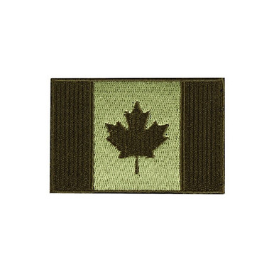 Patch - Canadian Flag - 3X2 - Olive - CampXSurplus