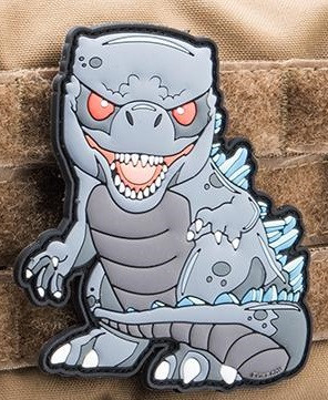 Godzilla "Kaiju" Series PVC Morale Patch (Style: Original) - CampXSurplus