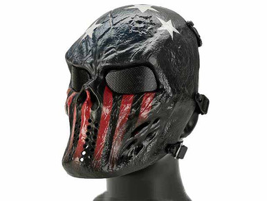 Avengers Full Face Mesh "Captain" Mask - CampXSurplus