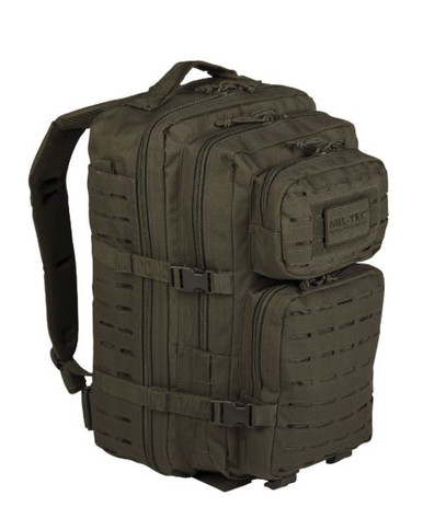 Mil-Tec OD Large Laser-Cut Assault Pack - CampXSurplus