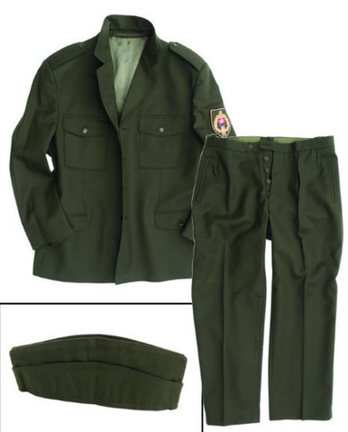 Czech Armed Forces M98 Uniform Set W/Overseas Cap - CampXSurplus