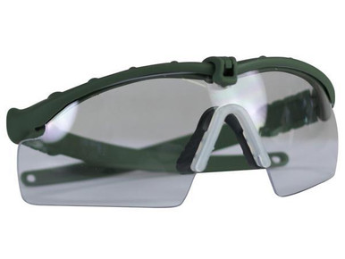 Bravo Airsoft Tactical Eye Pro with Clear Lens - OD Frame - CampXSurplus