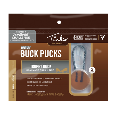 Trophy Buck Buck Pucks Scent Hangers 3 Pack