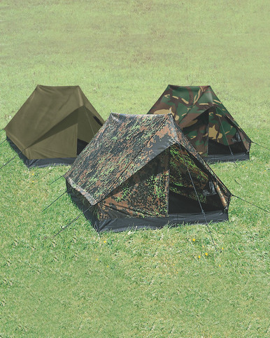 Mil-Tec® Flecktarn 2-Man Super Mini Pack Tent - CampXSurplus