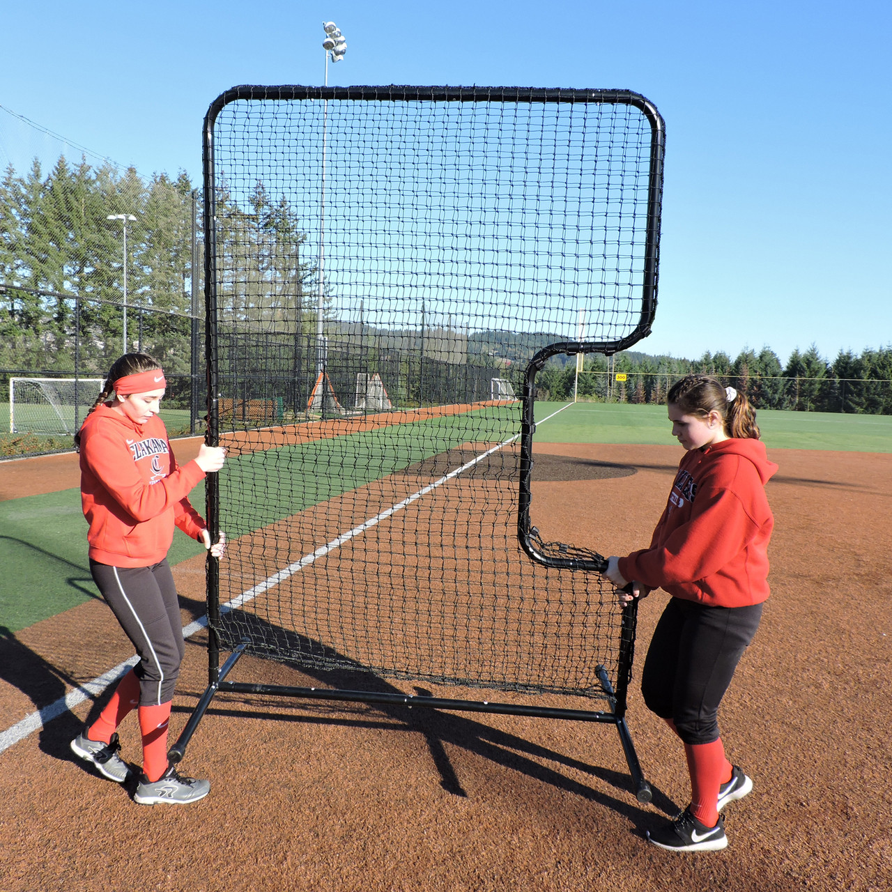 Standard C-Shaped Softball Screen - Jugs Sports