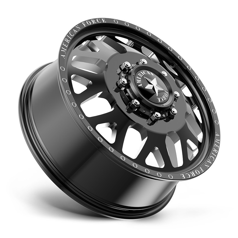 20, 22, 24 American Force DB03 Payload DBO Black Dually Wheels