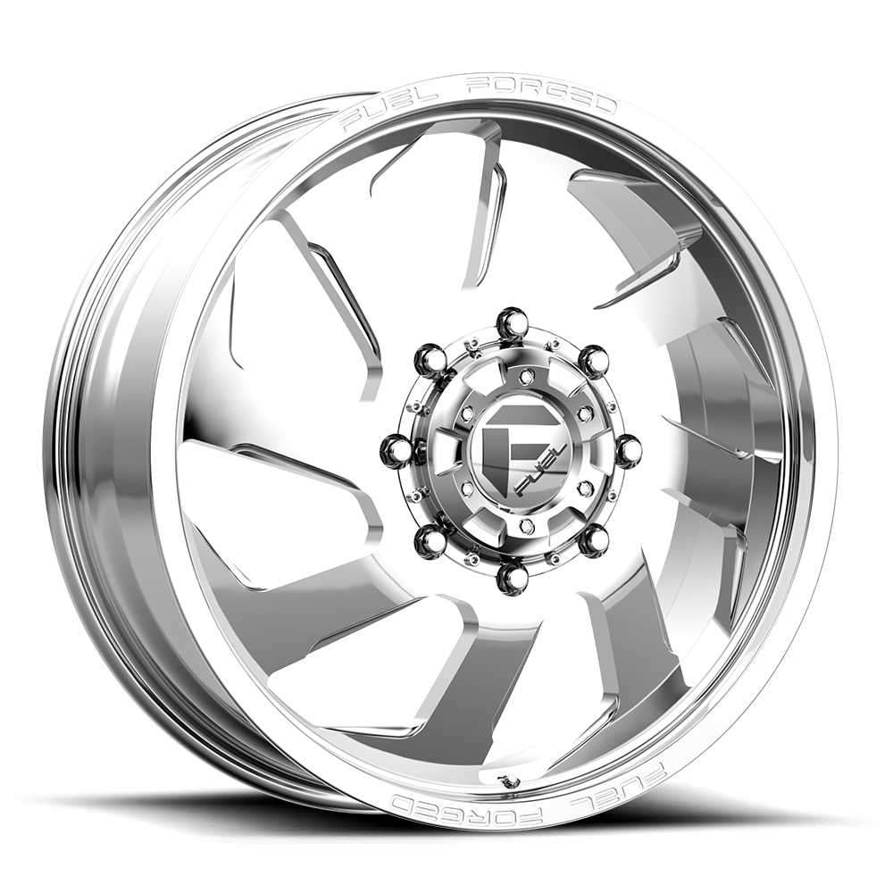 20, 22, 24 Fuel FF39D Polished for Dually Trucks with 8 & 10 Lugs F450