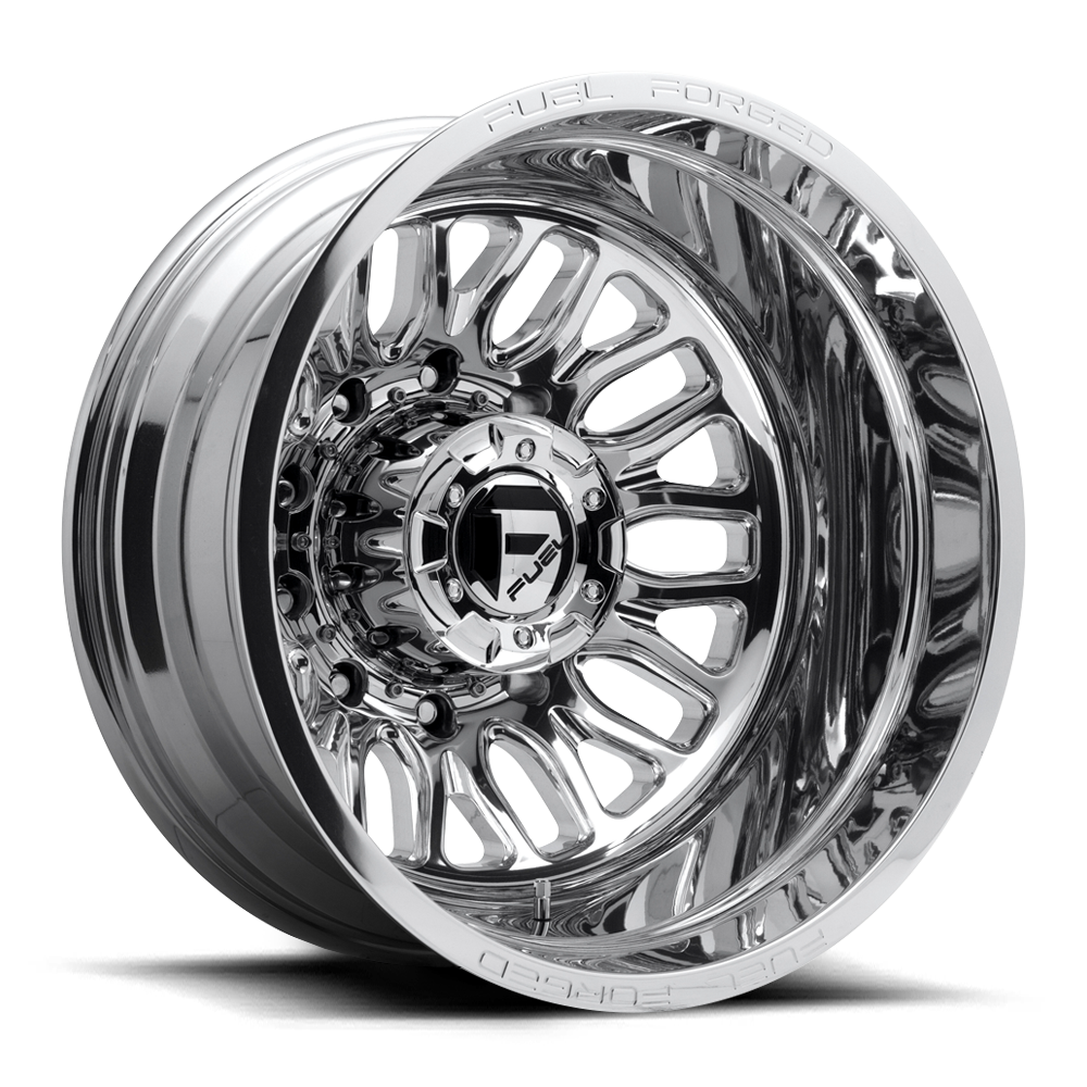 20, 22, 24 Fuel FF66D Polished for Dually Trucks with 8 & 10 Lugs F450