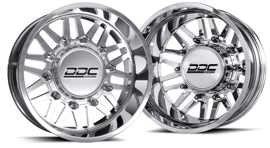 DDC Aftermath Polished | Super Single Dually Wheels