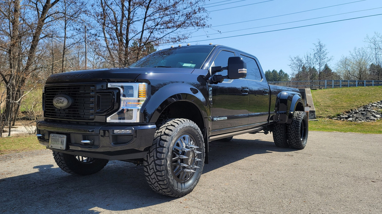 20 & 22 DDC Aftermath Black/Milled Dually Wheels
