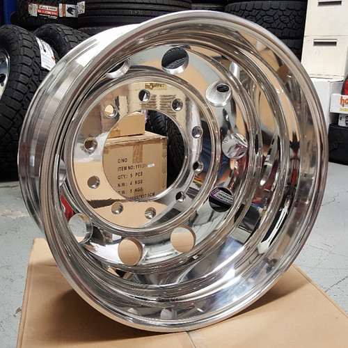 20 & 22 DDC Aftermath Polished Dually Wheels