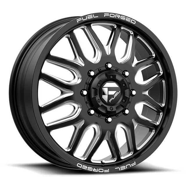 20, 22 & 24 Fuel FF66D Black/Machined for Dually Trucks with 8 & 10 ...