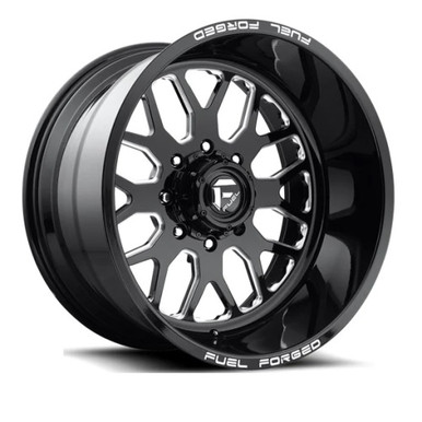 Fuel FF19D Black/Machined Super Single Front Dually