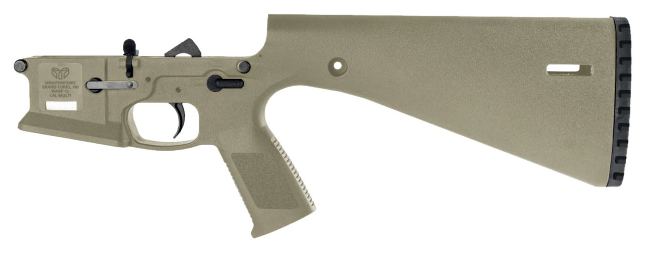Wraithworks WARP-15 Polymer Complete AR15 Lower Receiver - FDE | Mil ...
