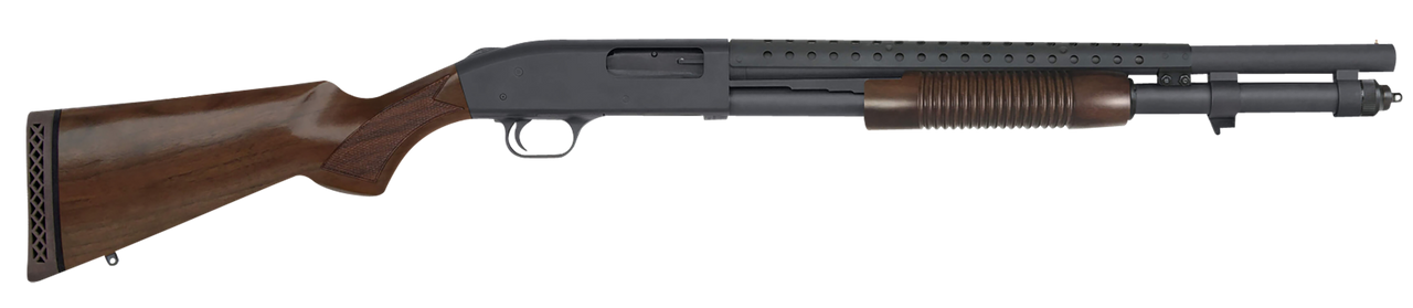 Mossberg 590 Retrograde 12 Gauge 20.75in Barrel 8 Rounds Wood Stock ...