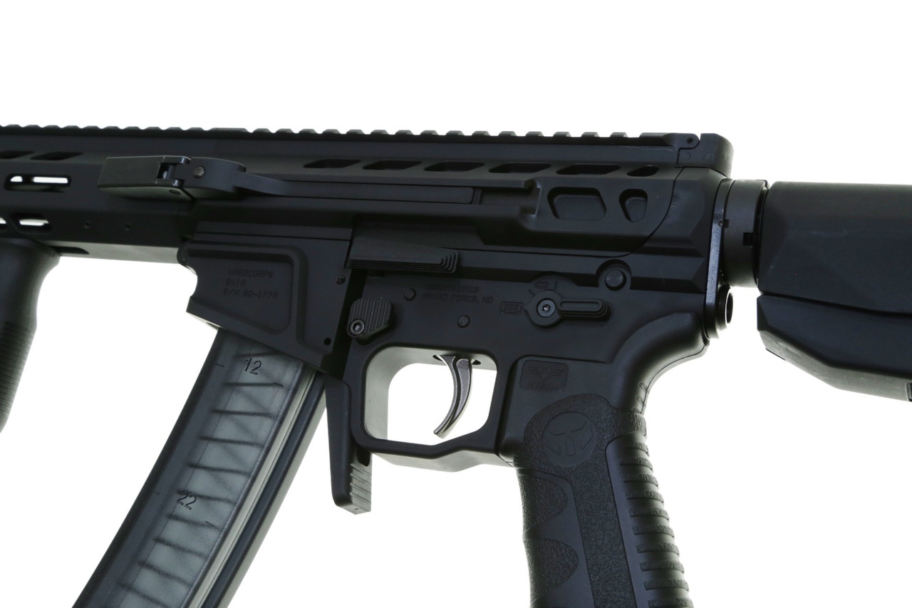 Wraithworks WARSCORP9 Side-charging AR SBR - Black | 9mm | 8.5" Barrel ...