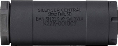 Banish Suppressor 22k-v2 Dt Blk 1/2x28