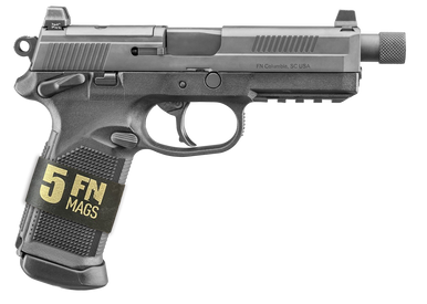 FN FNX Tactical 45 ACP 5.3 Inch 10 Rounds Stainless Steel Slide Polymer ...