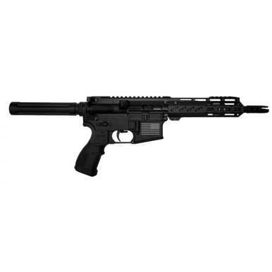 FosTech Tech-15 Fighting Patriot AR15 Pistol - Black | 5.56NATO | 7.5 ...