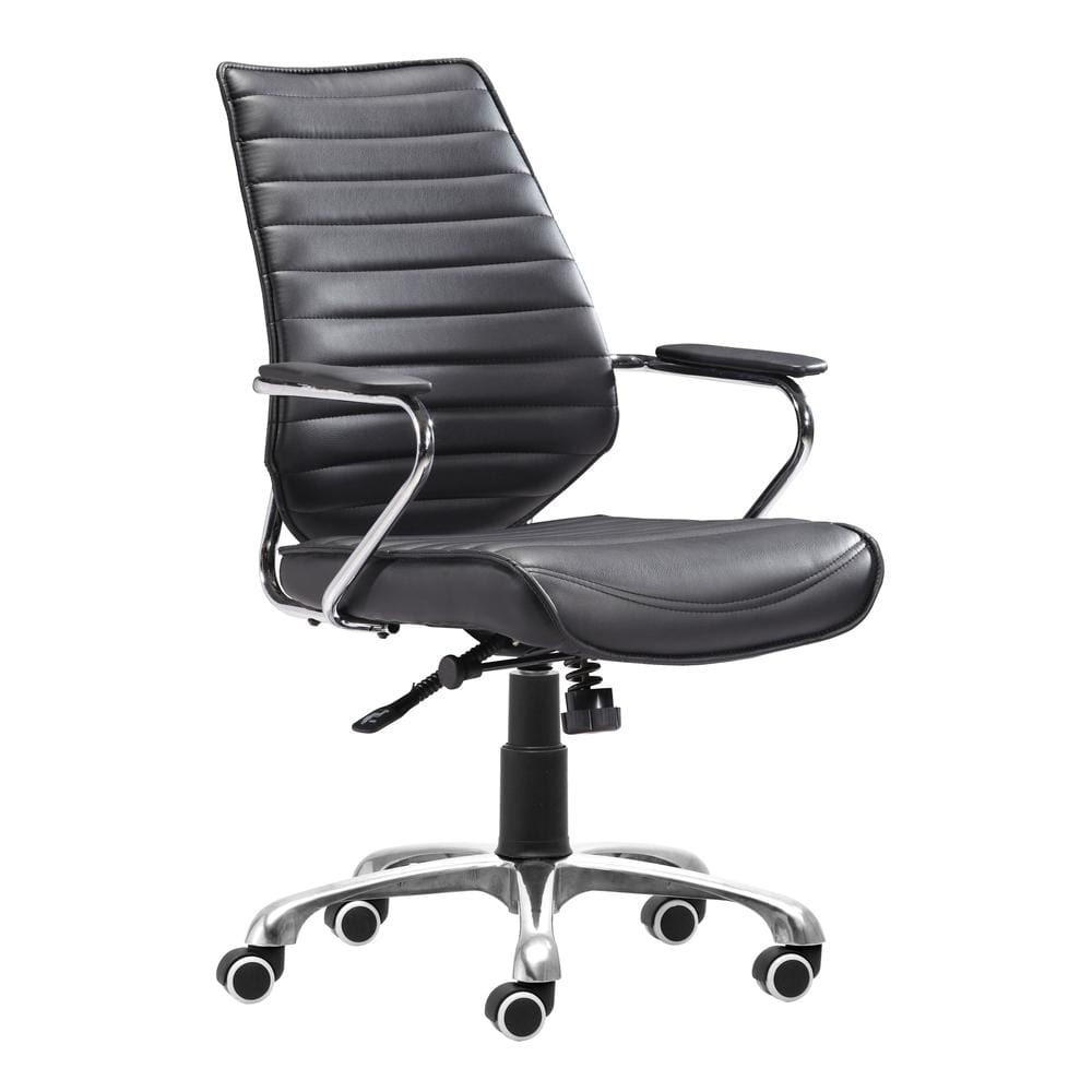 Interview Low Back Office Chair White - Designdistrict